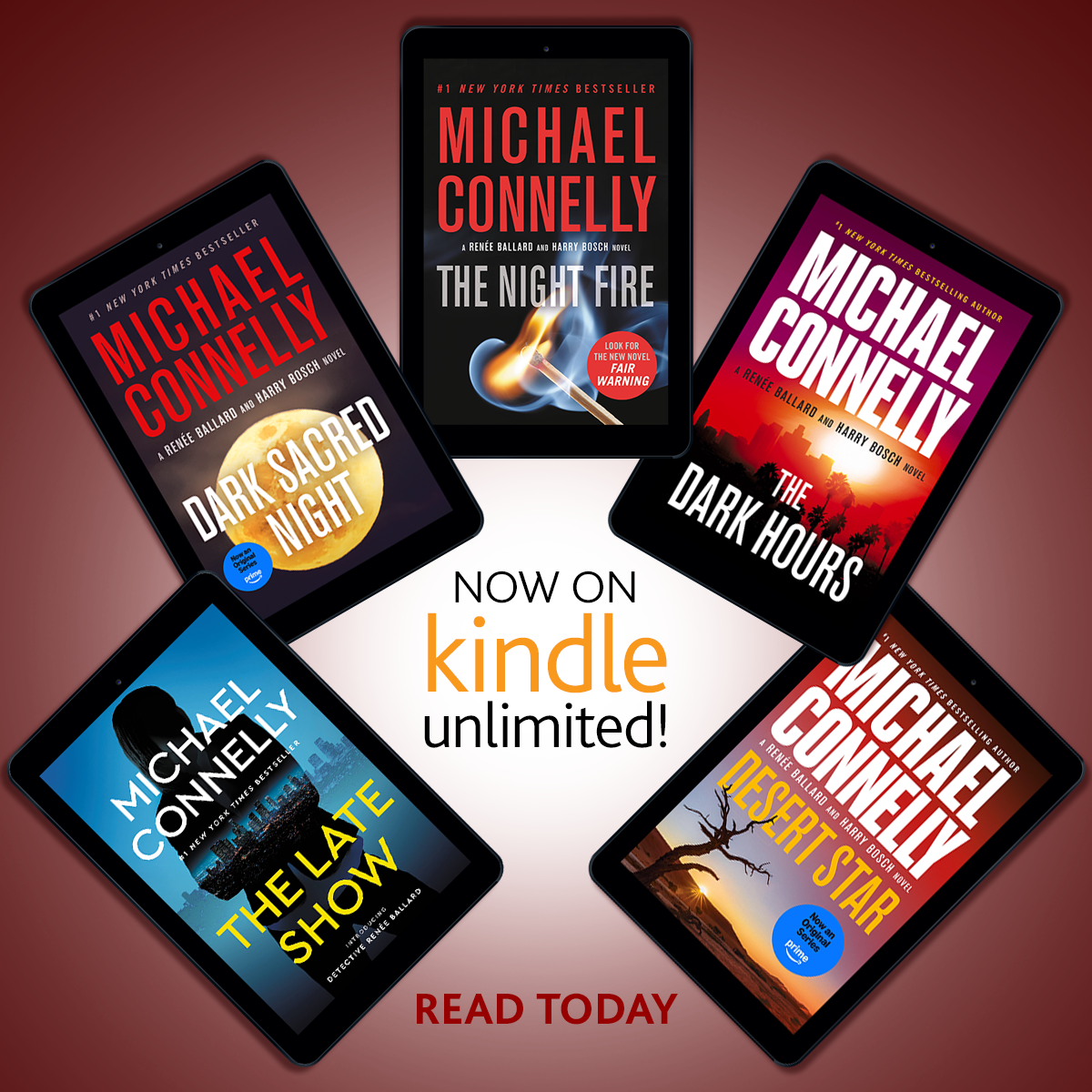 Ballard Books In Kindle Unlimited - Michael Connelly